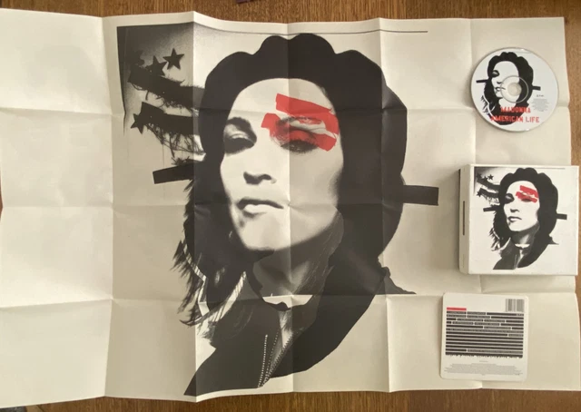 MADONNA - AMERICAN Life. US CD Box with poster $40.00 - PicClick AU