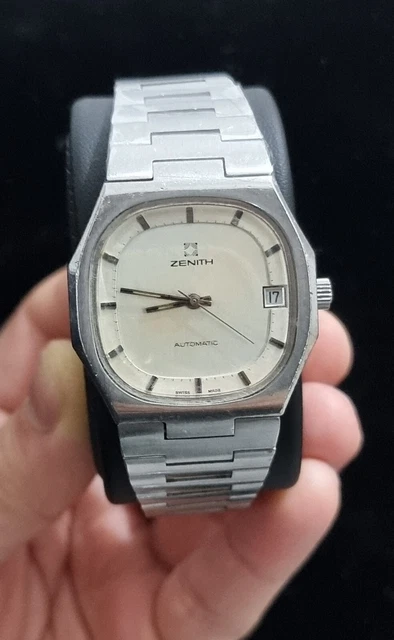 ZENITH SURF VINTAGE 1970s RARE TV Dial Cal. 2572 Automatic Mens Watch £ ...