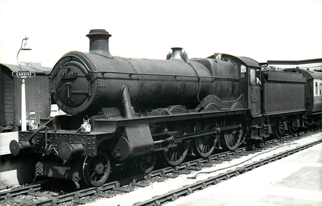 PHOTOGRAPH GWR 7907 Hart Hall Steam Locomotive Swindon Works 6x4 £20.08 ...