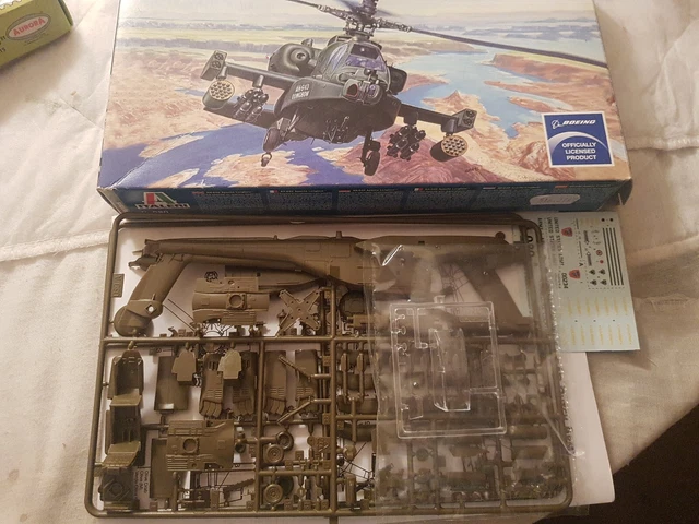 A MODEL PLASTIC AH 64D Apache Longbow Helicopter Kit In 1.72 Scale By ...