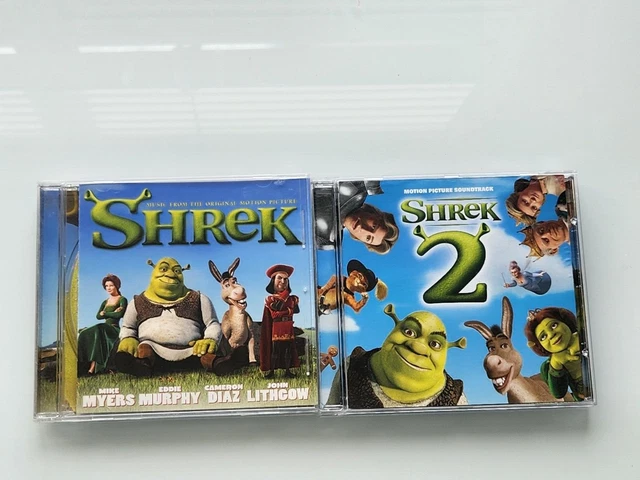 SHREK 1 & 2: Music From The Original Motion Picture Music - CD Movie ...