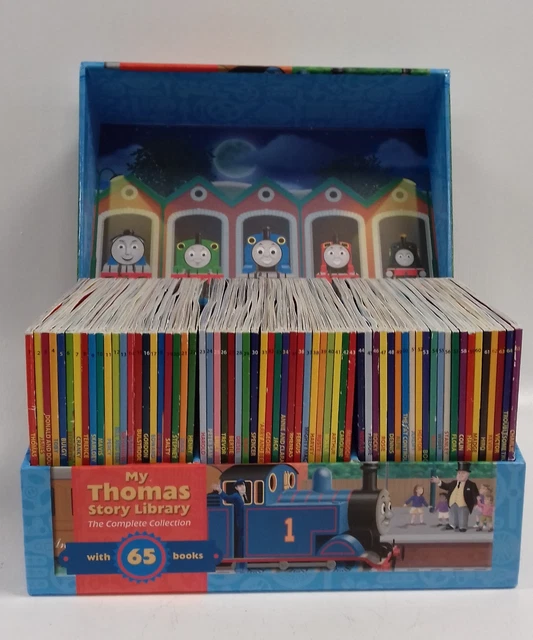 THOMAS THE TANK Engine Story Library Complete Collection 65 Books Boxed ...