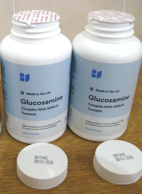 BETTER VITS GLUCOSAMINE Complex With Msm & Turmeric £25.00 - PicClick UK