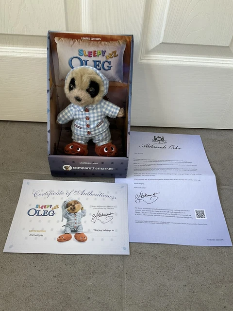 BABY OLEG SLEEPY Meerkat Soft Toy Collectable Compare The Market ...