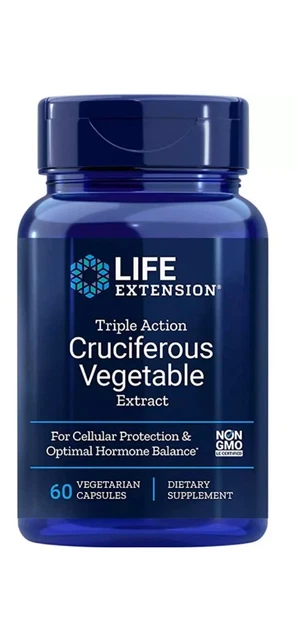 TRIPLE ACTION CRUCIFEROUS Vegetable Extract, 60 Capsules - Life ...