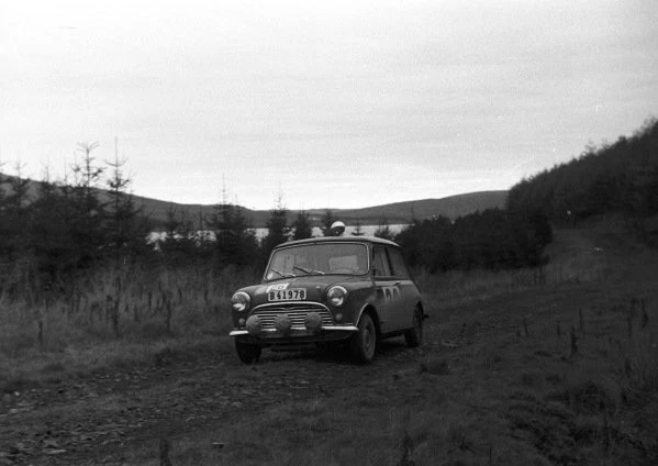 TOM TRANA & Ron Crellin, Mini Cooper Rally Car 1962 Motor Racing Old ...