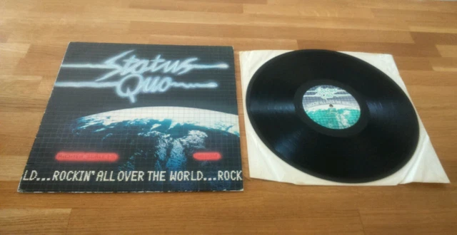 STATUS QUO ROCKIN' All Over The World UK LP Vertigo 9102014 Classic ...
