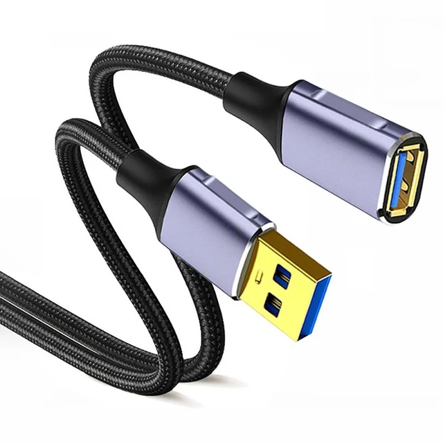 90 Degree Usb USB 2.0 Extension Cable, Type A Male To Type A Female, 1 ...