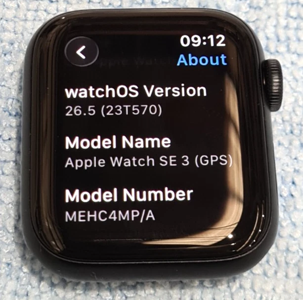 APPLE WATCH SE 3rd Generation GPS, 40mm Midnight Alumium Warranty Apr ...