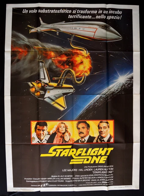 MANIFESTO STARFLIGHT ONE Jerry Jameson Shuttle nasa space spazio ...