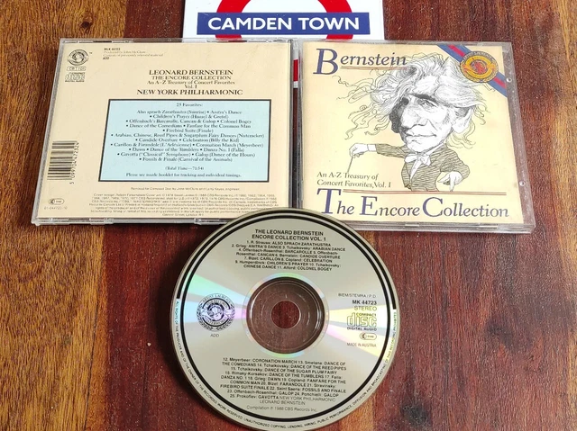 LEONARD BERNSTEIN - The Encore Collection, Vol. I Cbs Masterworks Cd ...