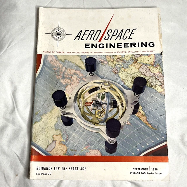 AERO SPACE ENGINEERING Magazine Journal Space Technology September 1958 ...