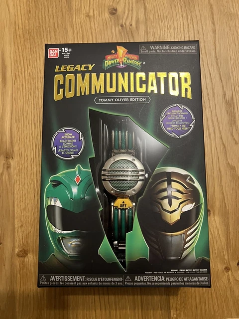 MIGHTY MORPHIN POWER Rangers Legacy Communicator Tommy Oliver Edition ...
