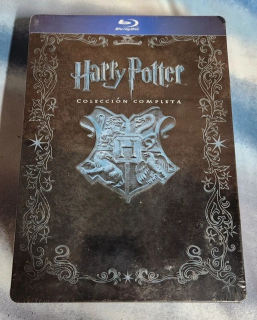 HARRY POTTER COLLECTION Complete 1-8 Blu-Ray Boxset Jumbo Steelbook G1 ...