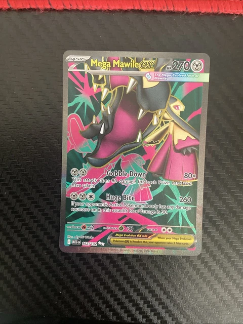MEGA MAWILE EX Ultra Rare ME01: Mega Evolution 162/132 NM £3.40 ...