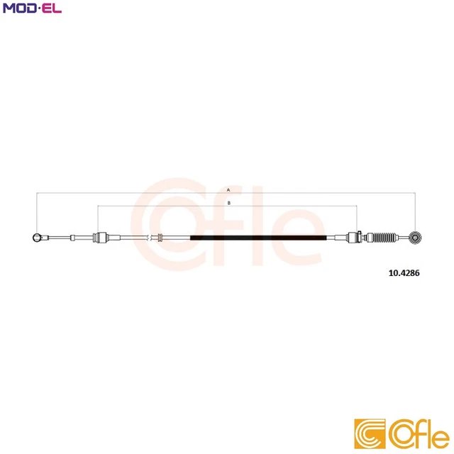 CABLE PULL MANUAL TRANSMISSION 92.10.4286 FOR MINI W10 B16 A 1.6L 4cyl ...