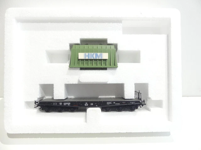 MÄRKLIN H0 48668 Schwerlastwagen mit HKM Thermohaube der DB in OVP ...