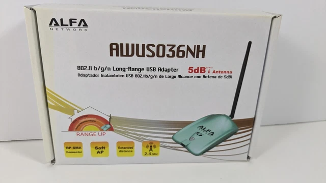 ALFA AWUS036NH WIFI Network Adapter USB Wireless $39.99 - PicClick