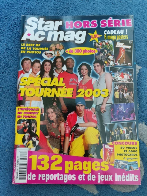 MAGAZINE OFFICIEL STAR academy 2 / Spécial tournée 2003 / collection ...