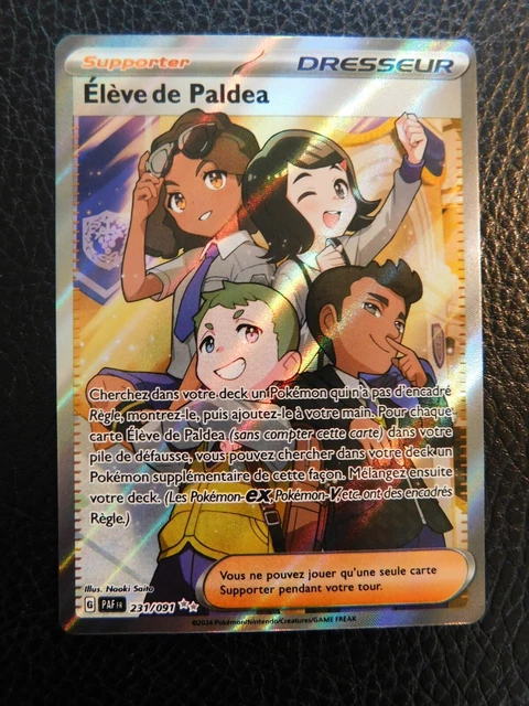 CARTE POKÉMON Élève De Paldea 231/091 Dresseur Destinées De Paldea EV4.5 FR EUR 2,20 - PicClick FR