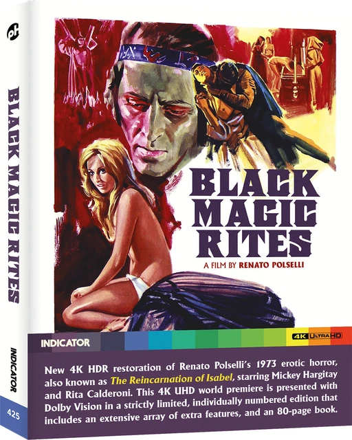 BLACK MAGIC RITES (4K UHD Blu-ray) Mickey Hargitay Rita Calderoni ...