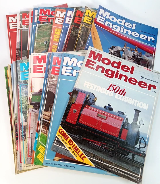 MODEL ENGINEER MAGAZINE 1986 Vol 156 & 157 Full 24 Issue Set January ...