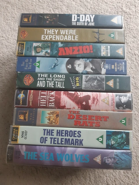 BUNDLE OF NINE Rare Collectable Vhs Video Tapes, movies, films £10.00 ...