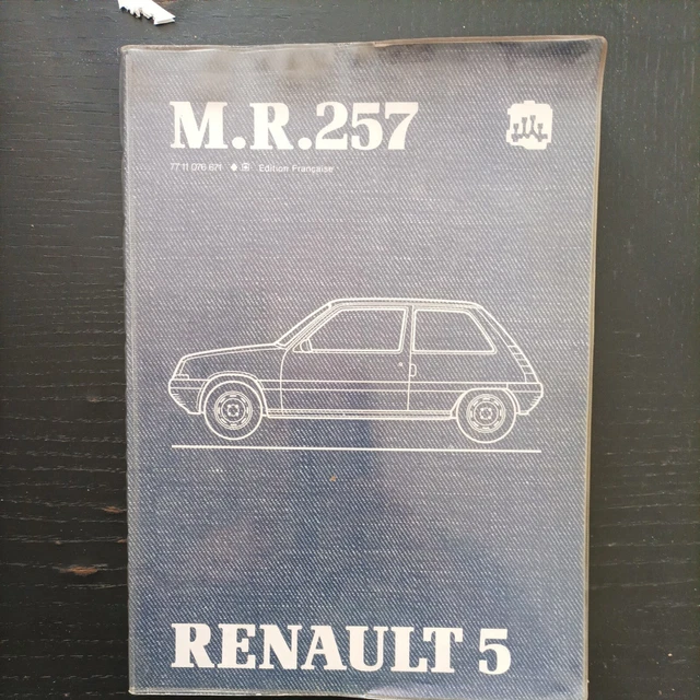 MANUEL REPARATION RENAULT 5 SUPER 5 super cinq MR 257 Mecanique Revue ...