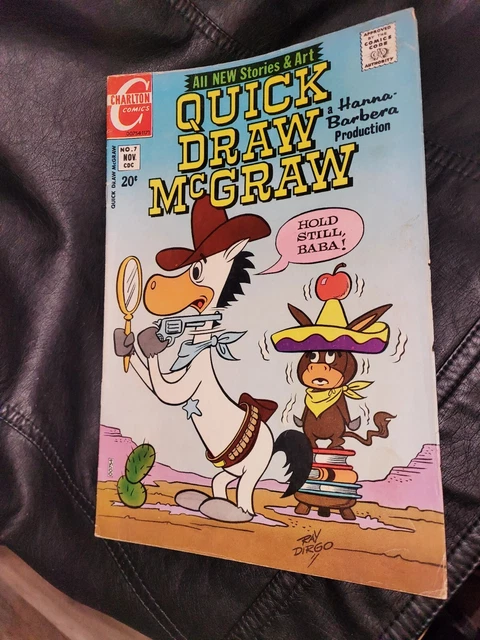 QUICK DRAW MCGRAW #7 1971-Charlton-Hanna- Barbera TV cartoon-20¢ cover ...