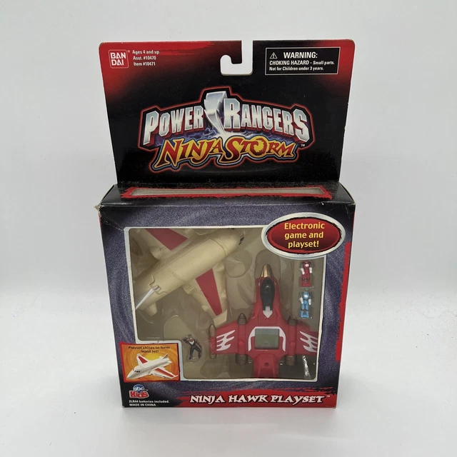 VINTAGE POWER RANGERS Ninja Storm Red Hawk Playset #10471 $36.00 - PicClick