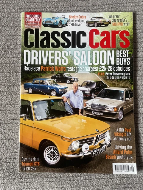CLASSIC CARS MAGAZINE Issue 554 Sep 2019 Drivers Saloons Best Buys Used ...