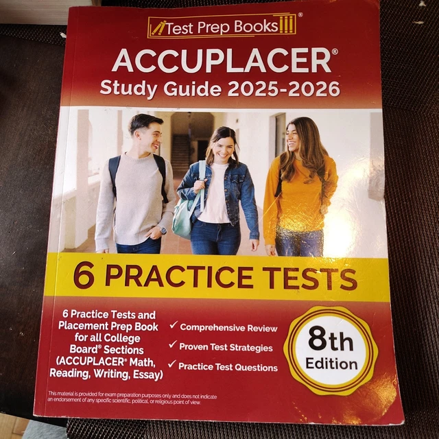 ACCUPLACER STUDY GUIDE 2025-2026: 6 Practice Tests and Placement Prep ...