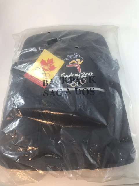 1999 MCDONALDS OLYMPIC Backpack - Black - Sydney 2000 - MINT IN ...
