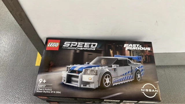 LEGO 76917 SKYLINE GT-R R34 Fast & Furious Speed Champions Paul Walker ...
