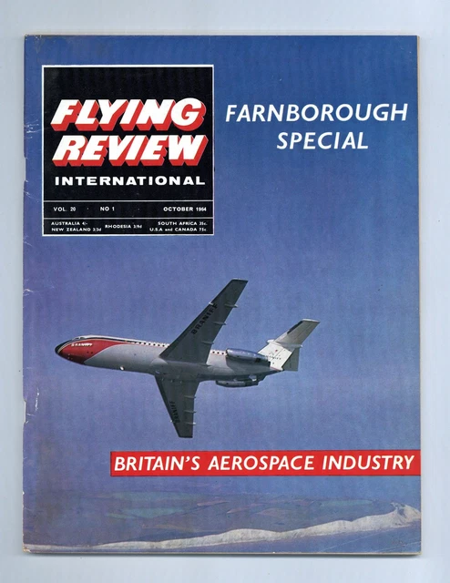 FLYING REVIEW INTERNATIONAL Magazine Vol. 20 #1 VG/FN 5.0 1964 EUR 56 ...