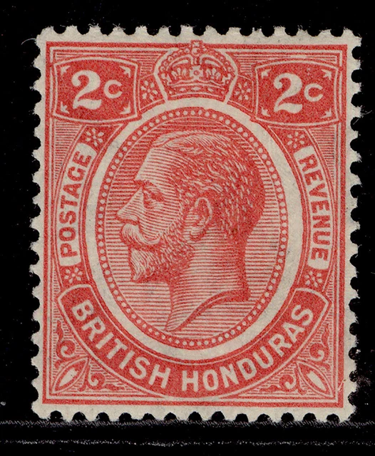 BRITISH HONDURAS GV SG128, 2c rose-carmine, LH MINT. Cat £12. £5.60 ...