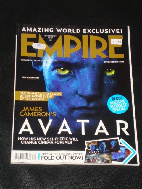 EMPIRE MAGAZINE 2009 AVATAR, James Cameron, Martin Scorcese, Iron Man ... EMPIRE MAGAZINE 2009 AVATAR, James Cameron, Martin Scorcese, Iron Man ...