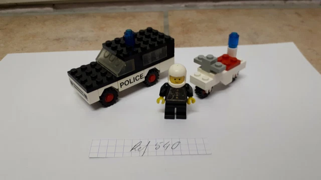 LEGO REF 540 Moto et voiture de Police EUR 12,00 - PicClick FR
