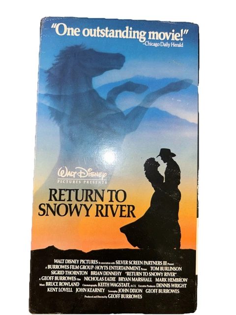 VINTAGE RETURN TO Snowy River Walt Disney Movie VHS Cassette Video Tape. 1988 £10.03 - PicClick UK