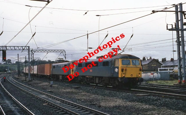ORIGINAL 35MM Slide Railway Diesel /Steam 87003 / 86008 @ Lancaster Oct ...