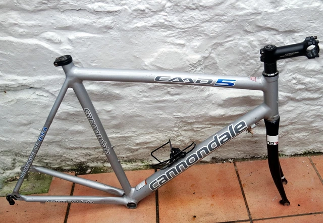 CANNONDALE CAAD 5 Road bike frame and forks (57 cm ) £67.05 - PicClick UK