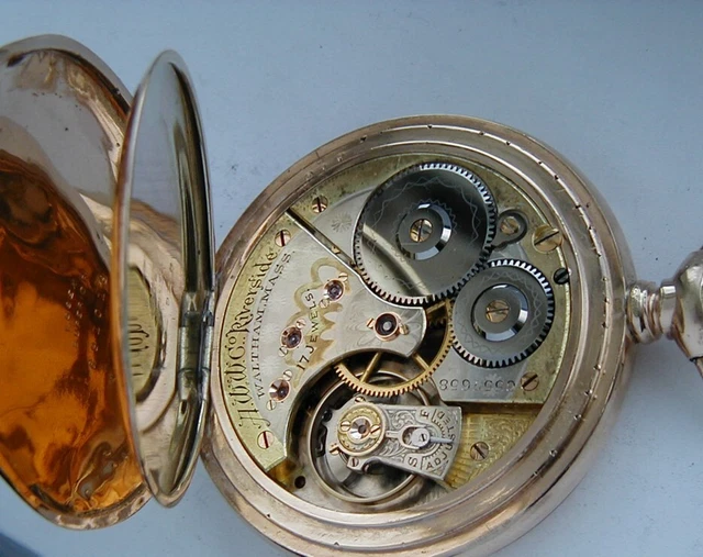 WALTHAM &RIVERSIDE& TWO Tone Movement Model 1888 And Well Serviced 1894 ...