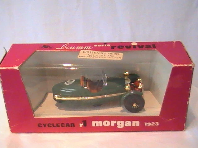 BRUMM SERIE REVIVAL CYCLECAR r1 MORGAN 1923 SCOPERTA £10.00 - PicClick UK