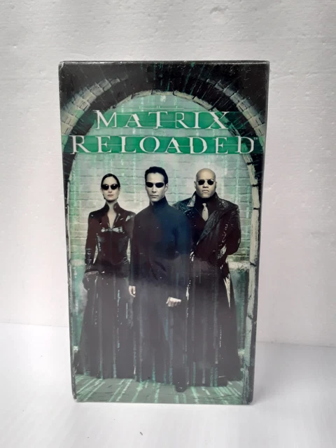 THE MATRIX RELOADED - VHS - Sealed Brand New - 2003 £9.32 - PicClick UK