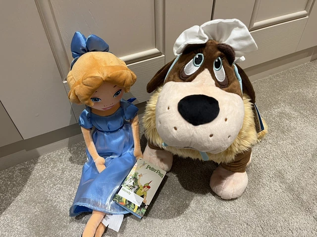 DISNEY PETER PAN Nana Plush Toy And Wendy Tagged £35.00 - PicClick UK