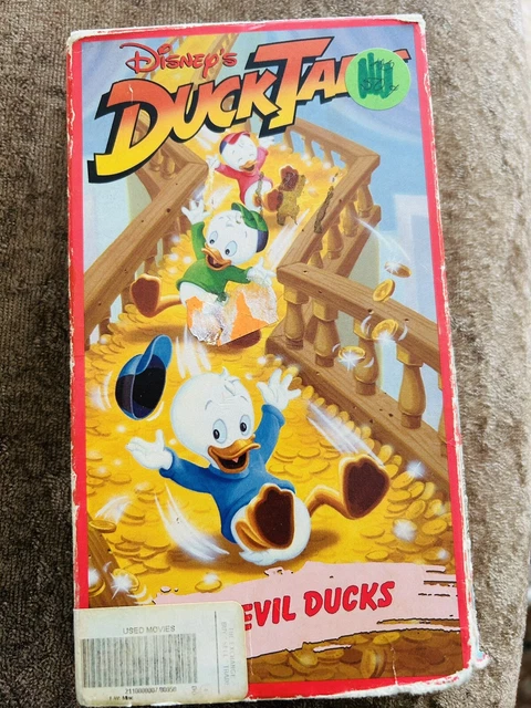 WALT DISNEY HOME Video "DISNEY'S DUCKTALES DAREDEVIL DUCKS" VHS Slip ...