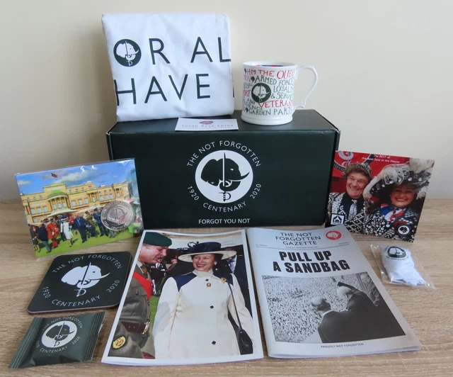 THE NOT FORGOTTEN Association Forgot You Not Box, WW2 Veterans, Mug ...