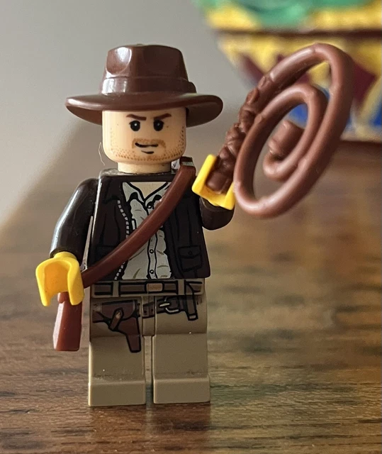 LEGO INDIANA JONES figurine fouet et sacoche Harrison Ford EUR 5,00 ...