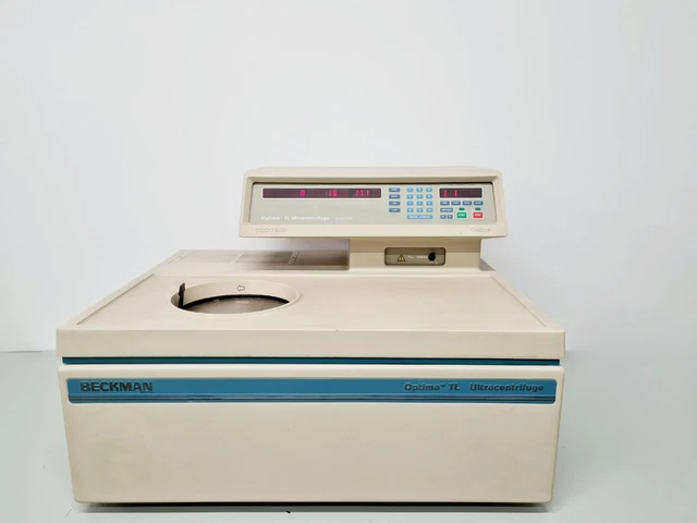 BECKMAN OPTIMA TL Ultracentrifugeuse W/Beckman Tla 100.4 Rotor EUR 769 ...