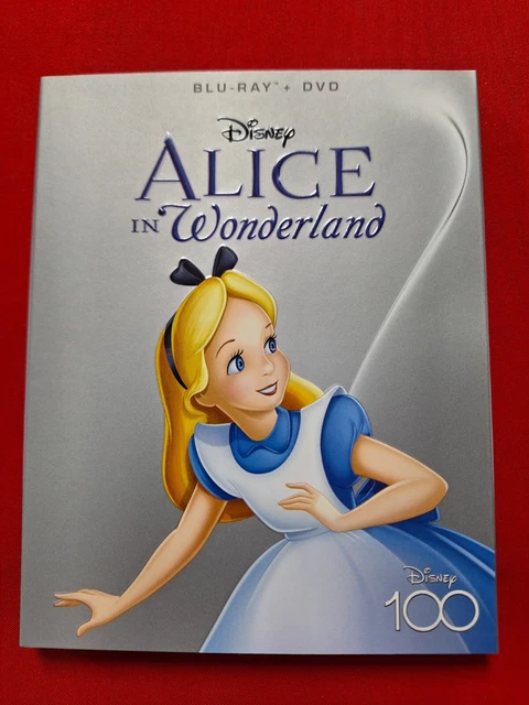 ALICE IN WONDERLAND w/ Slip Cover (Two-Disc 60th Anniversary Blu-ray ...
